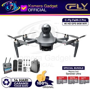 Jual PTC C-FLY / CFLY FAITH 2 PRO 3 AXIS GIMBAL 4K HD CAMERA 6KM DRONE ...