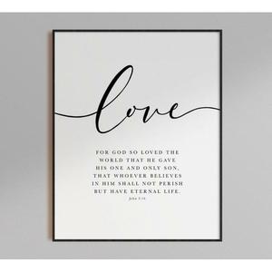 Jual Hiasan dinding Kristen Katolik Faith Hope Love poster rohani ayat ...