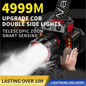 Jual Led Senter Kepala Super Terang P50 5000 Lumens Sensor Cahaya Headlamp - Kab. Tangerang ...