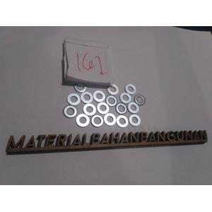Jual Ring Plat Putih M 4 Galvanis Washer Plate Pengencang Mur Baut ...