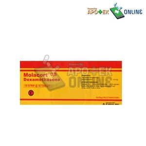Jual MOLACORT 0.75MG 1 STRIP 10 TABLET - Jakarta Timur - Apotek Mitra ...