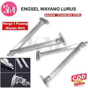 Jual Baru Engsel Wayang Salon Lurus Engsel Sikutan Stainless Engsel ...