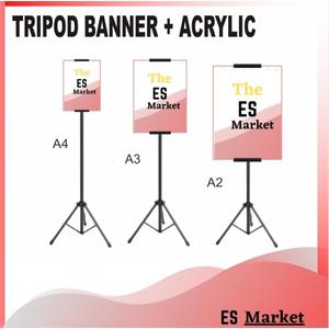 Jual Tiang Promosi 2 Sisi / Tripod Banner / Standing Banner - Jakarta ...