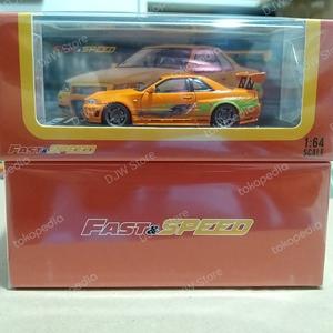 Jual Fast Speed Nissan Skyline Gtr R34 Orange Fast And Furious Livery ...