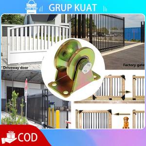 Jual 50mm Roda Pintu Pagar Besi Roda Pagar Model U & V Roda Besi Pagar ...