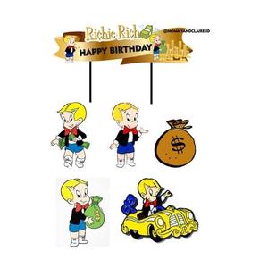 Jual --- New Product --- Cake Topper Richie Rich/ Topper Richie Rich ...