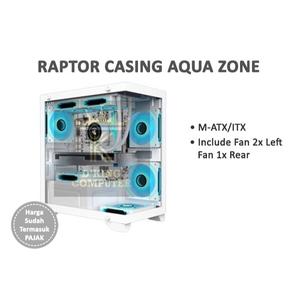 Jual Casing Gaming Raptor Aqua Zone - Putih - Hitam - Kota Medan - D ...