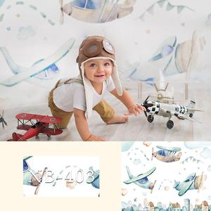 Jual Aircraft Pilot Newborn Backdrop for Photography Baby Shower ...