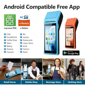 Jual Android 5.5 Inch POS PDA Terminal Handheld Carmera Bar e Reader ...