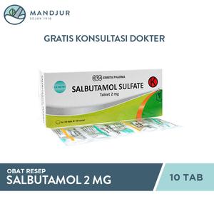 Jual Salbutamol 2 Mg Strip 10 Tablet / Asma / Sesak Napas - Jakarta ...