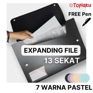 Jual EXPANDING FILE F4 MAP HARMONIKA TAS DOKUMEN AESTHETIC PLASTIK ...