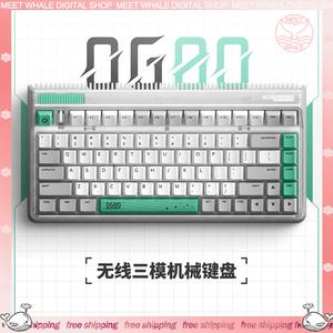 Jual IQUNIX OG80 Mechanical Keyboard 3 Mode USB 2.4G Bluetooth Wireless ...