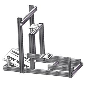 Jual Aluminium Profile 4080 TV Mounting Game Simulator Diy Direct Drive ...