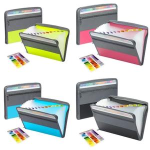 Jual TAS MAP FILE 13 FOLDER UKURAN A4 WATERPROOF / TEMPAT PENYIMPANAN ...