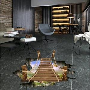 Jual Stiker Lantai Atau Floor Sticker 3D Jembatan Gantung Di Lantai ...