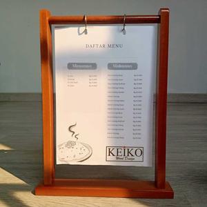 Jual SIMPLE TABLE TENT A4 A5 | MENU HOLDER | MENU STAND | GANTUNGAN ...