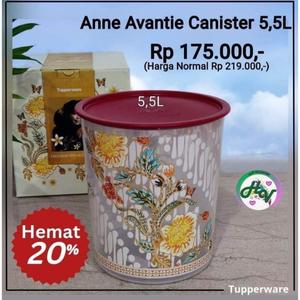 Jual GOJEK/GRAB Tupperware anne avantie canister 5,5ltr toples kue - Jakarta Utara - ykitteh12 ...