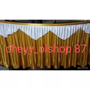 Jual Dekorasi meja rok meja poni tinggi 75cm x panjang 280cm terbuat ...