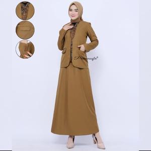 Jual blezer princessfa/ seragam pemda kheki tua rok A/ seragam pns ...
