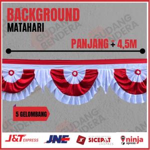Jual Bendera merah putih panjang bendera background bendera Indonesia ...