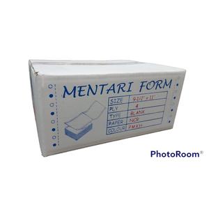 Jual KERTAS CONTINUOUS/CONTINOUS FORM 4 PLY, 4 RANGKAP K4 NCR PMKH 9,5 ...