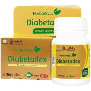 Jual Original Herbawell Diabetadex Botol 60 Kapsul Box 30 Kapsul Strip ...