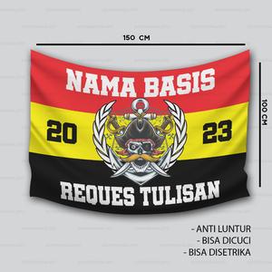 Jual BENDERA BASIS SUPORTER JUMBO BEBAS REQUEST | BENDERA KOMUNITAS ...