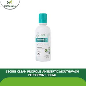 Jual Secret Clean Propolis Antiseptic Mouthwash Peppermint 300Ml ...