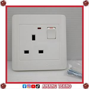 Jual MASKO IB STOP KONTAK AC + SAKLAR V-353 V 353 VIOLA MODEL CLIPSAL ...