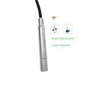 Jual Gprs Wifi Lorawan 4-20mA RS485 Output 16mm Pressure Water Level Temperature Sensor For ...