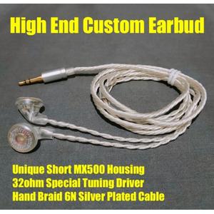 Promo Earbud High End Earphone Custom Limited Hand Braid High Class 6N ...