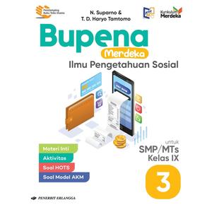 Jual buku BUPENA Merdeka Erlangga IPS SMP/MTS Kelas 9 Kurikulum Merdeka Erlangga - Kab. Bekasi ...