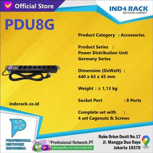 Jual INDORACK PDU8G Power Distribution Unit Germany Series Best - Kota ...