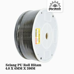 Jual Selang Angin Selang Pneumatic Selang PU (PolyUrethane) Roll Hitam ...