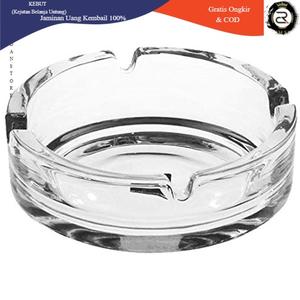 Jual Asbak Kaca Bulat Besar Bening | Asbak Keramik | Asbak Rokok Unik ...