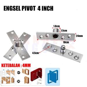 Jual Engsel Pivot Engsel Putar 360 Derajat 3 Inch Dan 4 Inch Engsel ...
