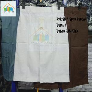 Jual ROK SPAN PENDEK PUTIH SMA,SERAGAM SEKOLAH [HIGH QUALITY] - Jakarta ...