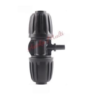 Jual Konektor TEE Selang PE 16 mm Ke 6 mm SOket Tipe Lock Sambungan ...