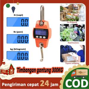 Jual MINI Timbangan Gantung Elektronik 300 KG Besi Timbangan Digital Gantung ORI / Crane Scale ...