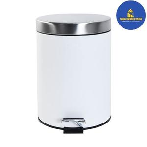 Jual New Tempat Sampah Besi Sistem Pedal Injak Soft Close Ukuran 5 Liter_Putih - Jakarta Timur ...