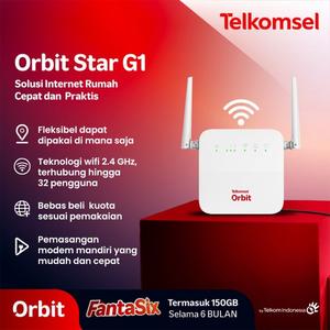 Jual TELKOMSEL ORBIT STAR G1 MODEM ROUTER WIFI 4G HIGH SPEED BONUS DATA ...