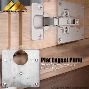Jual Plat Engsel Pintu Repair Cabinet Furniture Drawer Door - Kota ...