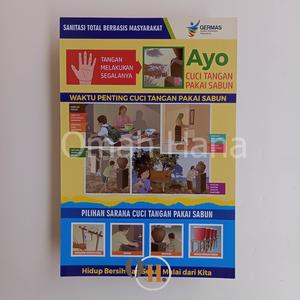 Jual Poster STBM - Poster Ayo Cuci Tangan Pakai Sabun - GERMAS - Kota ...