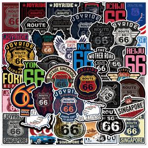 Jual 10/30/50PCS Route 66 the Main Street of America Stickers Laptop ...