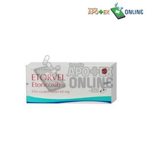 Jual ETORVEL 60MG 1 BLISTER ISI 10TAB / ETORICOXIB 60 MG / ANTI NYERI ...