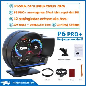 Jual Car Smart Gauge P6 OBD2+GPS Smart Mobil Layar Display Sistem HUD - P6 PRO PLUS - Jakarta ...