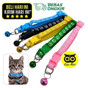 Jual Neck strap kalung kucing motif kaki kalung lonceng kalung leher ...