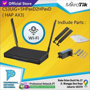 Jual Mikrotik hAP ax3 ax 3 C53UiG+5HPaxD2HPaxD mikrotik hap ax3 hap a ...