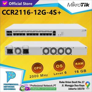 Jual Mikrotik CCR 2116 12G 4S+ CCR2116-12G-4S+ Best - Kota Surabaya ...