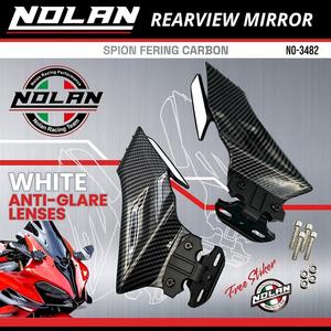 Jual Spion FERING CARBON NOLAN Universal Motor Sport NINJA CBR GSX R15 ...